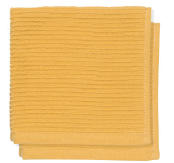 Honey Yellow Ripple Dishcloth Set – The Edge Co.